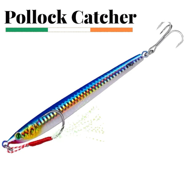 Jig Lures Pollock Catcher 40 gr Blue PC40B – Ireland Tackle Hub